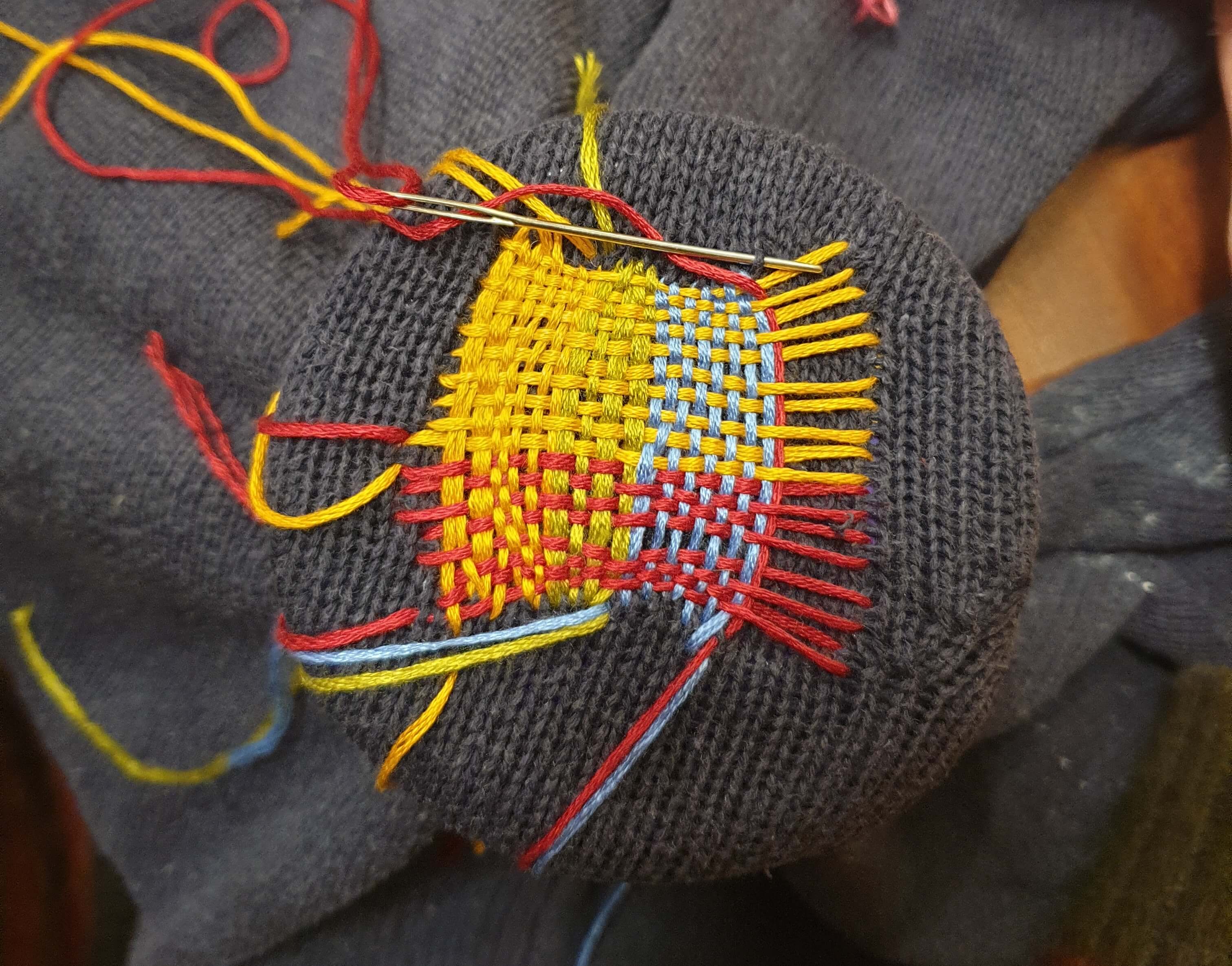 Learn to Darn: Weaving Patches – Sparks Bristol